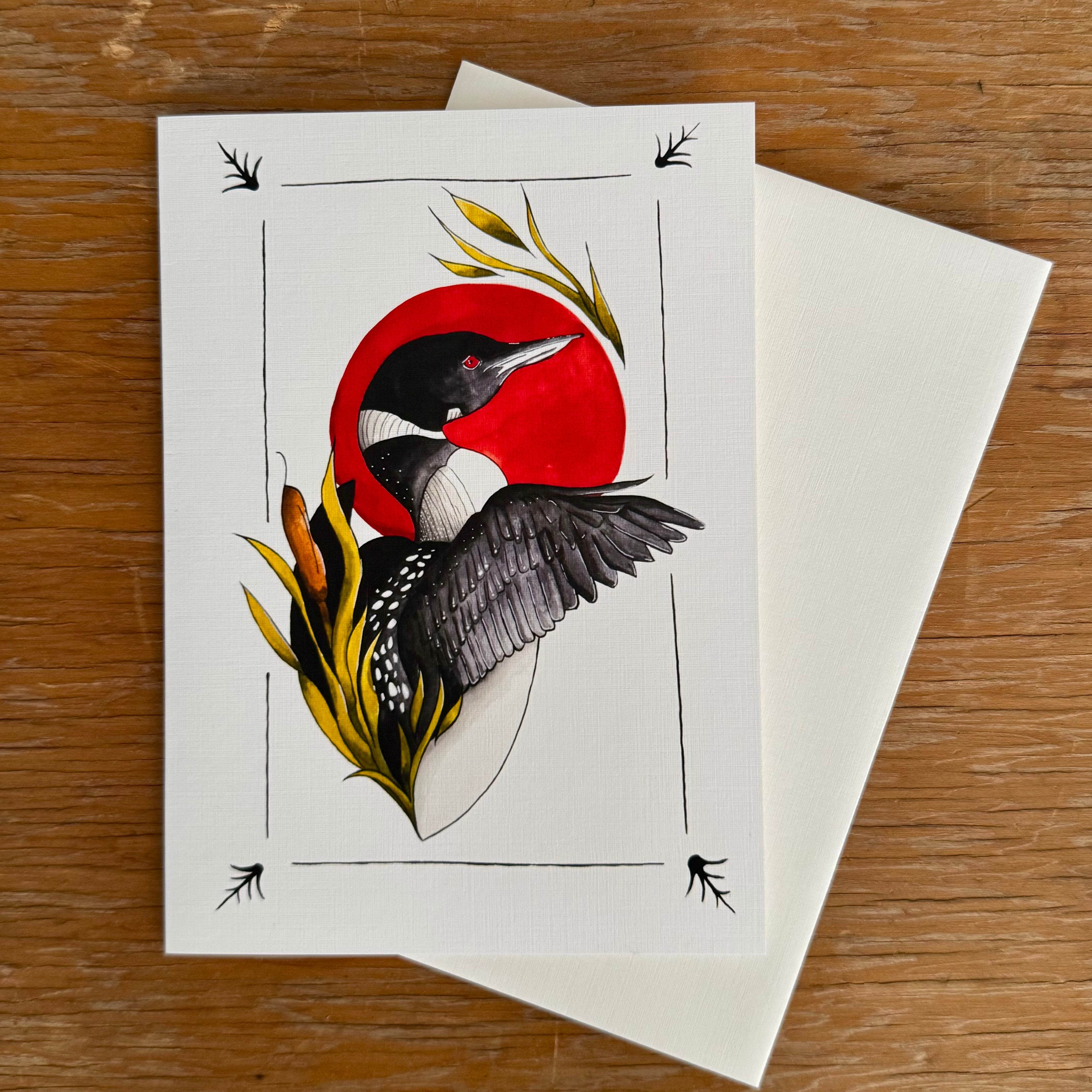 Loon Card – Midwest Mindset Clothing Co
