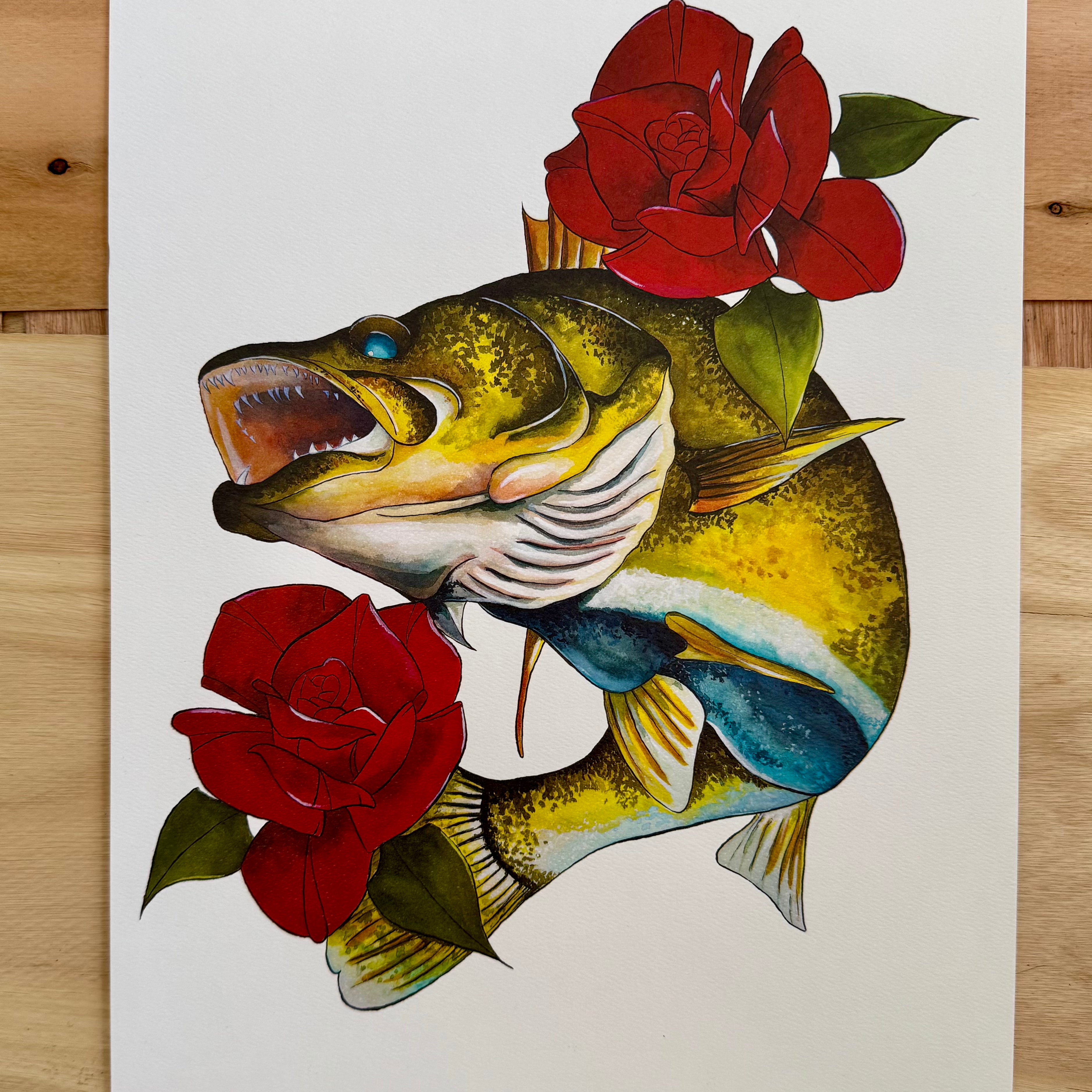 Walleye Print – Midwest Mindset Clothing Co